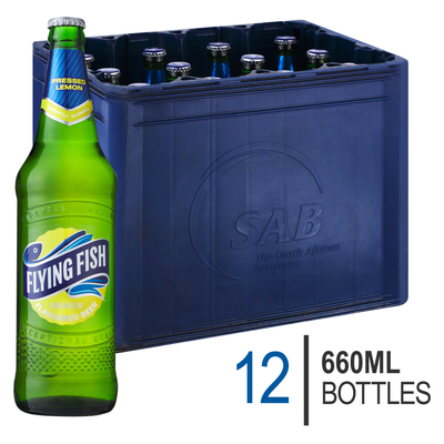 Flying Fish Pressed Lemon Returnable 12 x 660ml | PnP