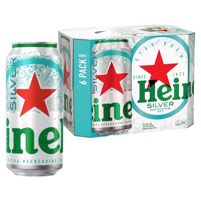 Heineken Silver Beer 6 x 440ml | PnP