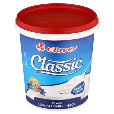 Clover Low Fat Smooth Plain Dairy Snack 1kg | PnP