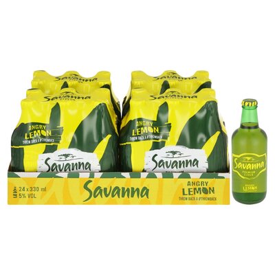 Savanna Cider Angry Lemon NRB 24 x 330ml | Smart Price Specials | PnP Home