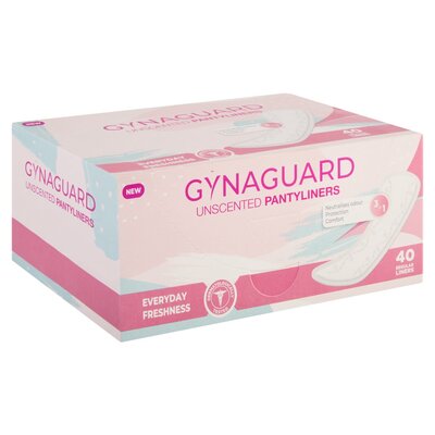 Gyna Guard Unscented Pantyliners 40 Pack | PnP