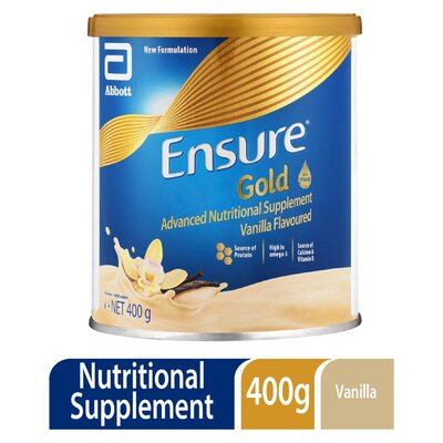 Ensure Gold Vanilla Flavoured Advanced Nutritional Supplement 400g | PnP