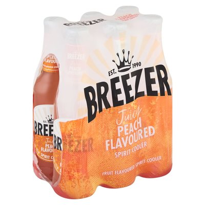 Bacardi Breezer Peach Spirit Cooler 6 x 275ml | PnP