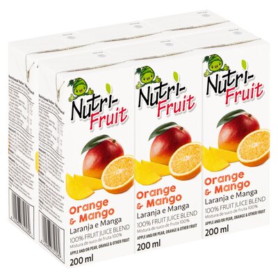 Nutri-Fruit Mango & Orange Juice 6 x 200ml | PnP