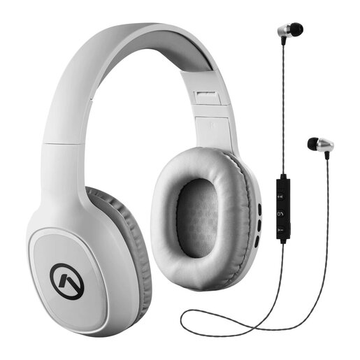 Amplify 2 in 1 Headphone Bluetooth Grey | PnP