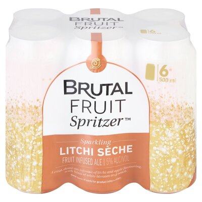 Brutal Fruit Litchi Seche Can 6 x 500ml | Smart Price Specials | PnP Home