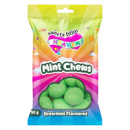 Sweets From Heaven Spearmint Flavoured Mint Chews 50g | PnP