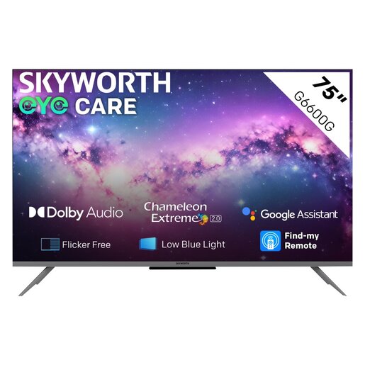 Skyworth 75 Inch UHD Google Tv 75G6600G | Smart Price Specials | PnP Home