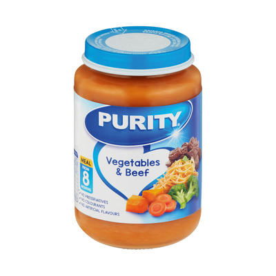 Purity Jar Vegetables & Beef 200ml from 8 Months | PnP