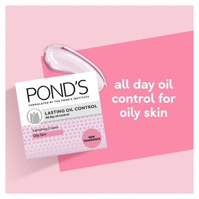 Ponds Lasting Oil Control Matte Skin Vanishing Face Cream Moisturizer ...
