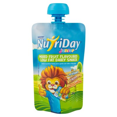 Danone Nutriday Junior Mixed Fruit Dairy Snack Pouch 100g | PnP