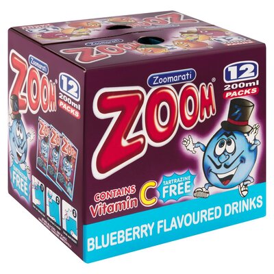 Zoom Juice Blueberry 12 x 200ml | PnP