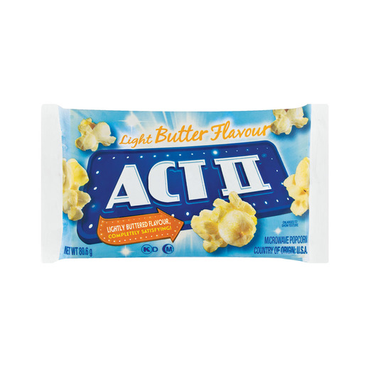 Act II Microwave Popcorn Light Butter 81g | PnP