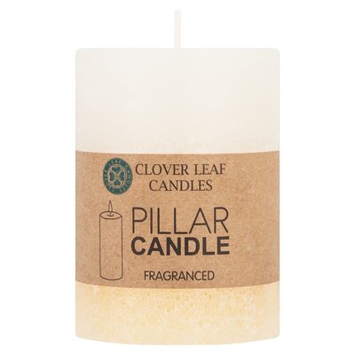 Clover Leaf Design Pillar Candle 7 x 10cm | PnP