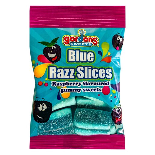 Gordons Sweets Blue Razz Slices 60g | PnP