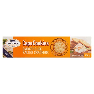 Cape Cookies Smokehouse Salted Crackers 200g | PnP