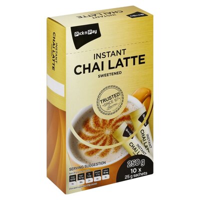 PnP Instant Sweetened Chai Latte Sachets 10 x 25g | PnP
