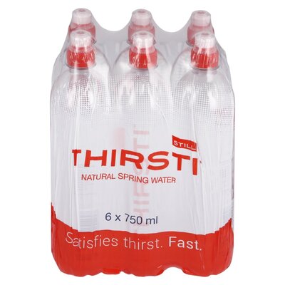 Thirsti Sports Still Water 750ml x 6 | PnP