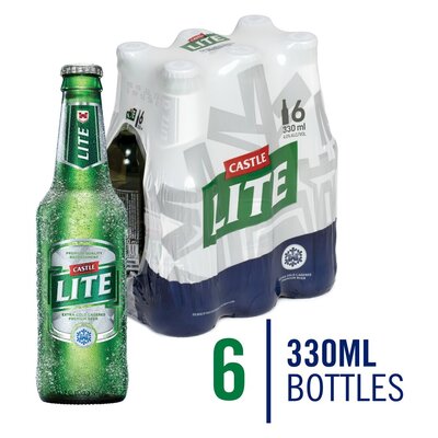 Castle Lite NRB 330ml x 6 | PnP
