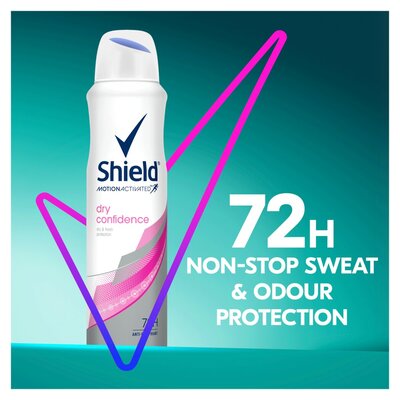 Shield Women Fresh Confidence Antiperspirant Deodorant Body Spray 150ml ...