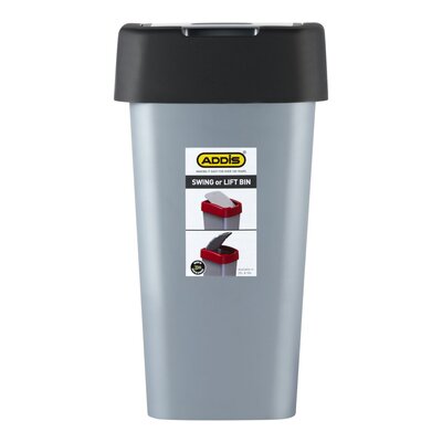 Addis Swing Bin 25L Pewter | PnP