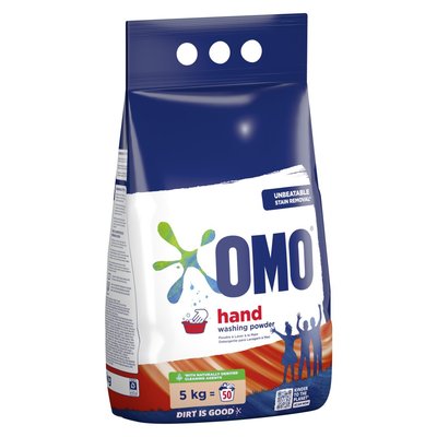 OMO Stain Removal Hand Washing Powder Detergent 5kg | Smart Price ...
