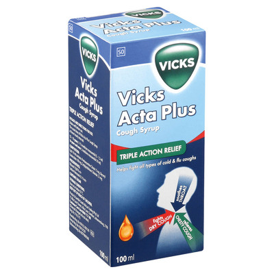 Vicks Acta Plus Cough Syrup 100ml | PnP
