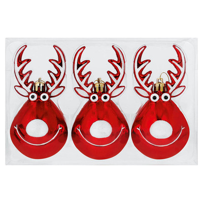 Santa's Village Reindeer Decoration Assorted 11cm | PnP