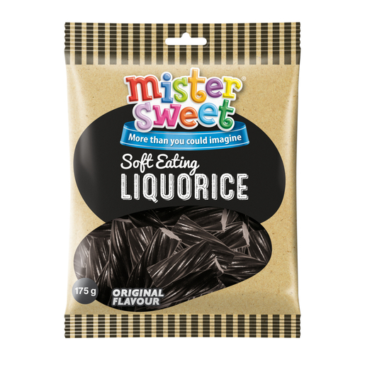 Mister Sweet Original Flavour Soft Eating Liquorice 175g | PnP