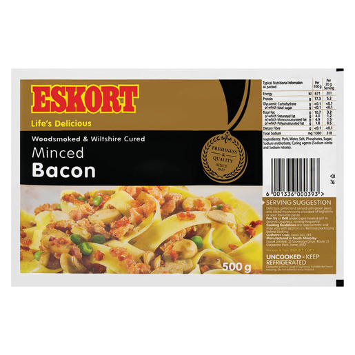 Eskort Minced Bacon 500g | PnP