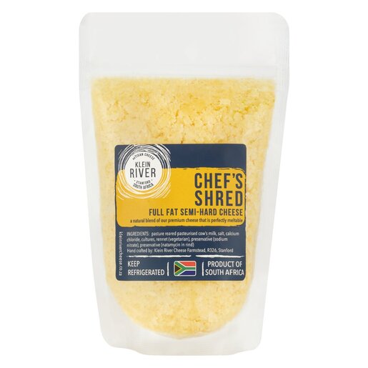 Klein River Chef's Shred Full Fat Semi-Hard Cheese 150g | PnP
