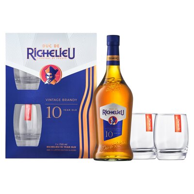 Richelieu 10 Year Old Brandy Gift Pack 750ml | PnP