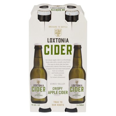Loxtonia Cider Crispy Apple 4 x 340ml | PnP