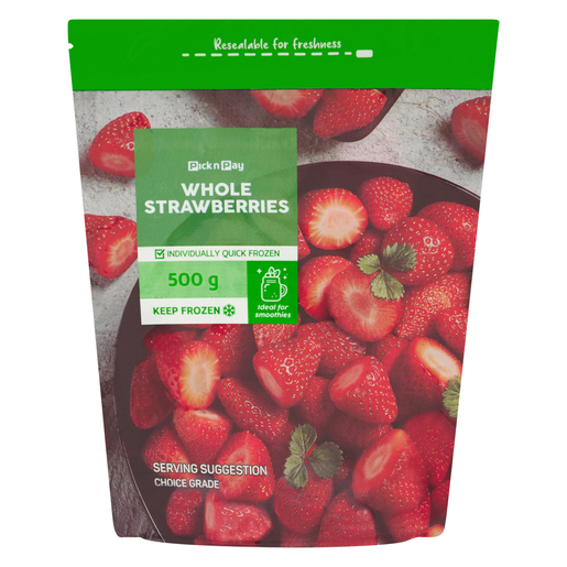 PnP Live Well Frozen Strawberries 500g | Smart Price Specials | PnP Home