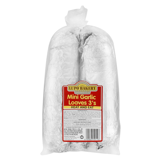 Lupo Mini Garlic Loaves 3 Pack | PnP