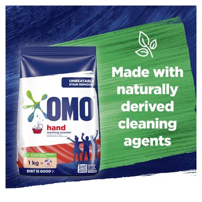 Omo Stain Removal Hand Washing Powder Detergent 1kg | Smart Price ...