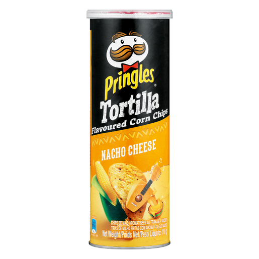 Pringles Tortilla Nacho Cheese 110g x 12 | PnP