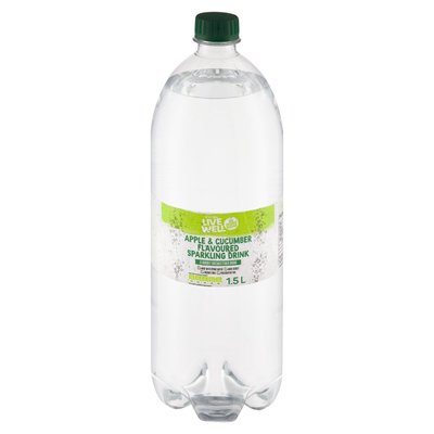 Live Well Apple & Cucumber Flavoured Sparkling Drink 1.5L | PnP