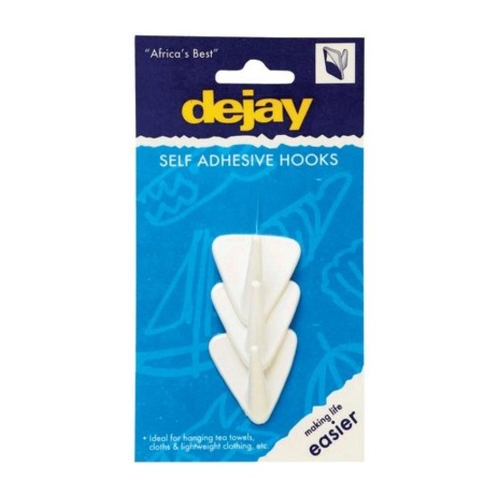 Dejay Hooks Single Adhesive 3ea | PnP