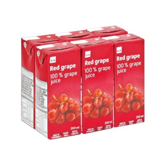 PnP Juice Red Grape 200ml x 6 | PnP