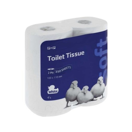 PnP Toilet Paper White 2 Ply 4ea | PnP