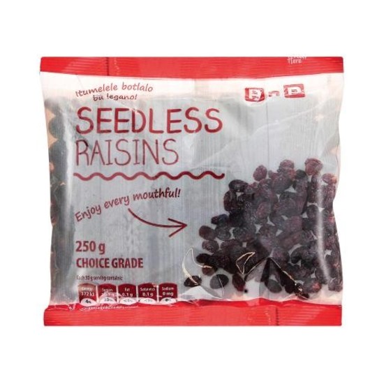 PnP Seedless Raisins 250g | PnP