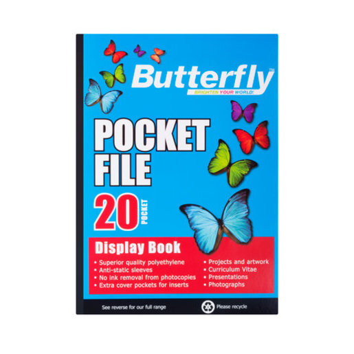 Butterfly A3 Pocket File 20 Page | PnP
